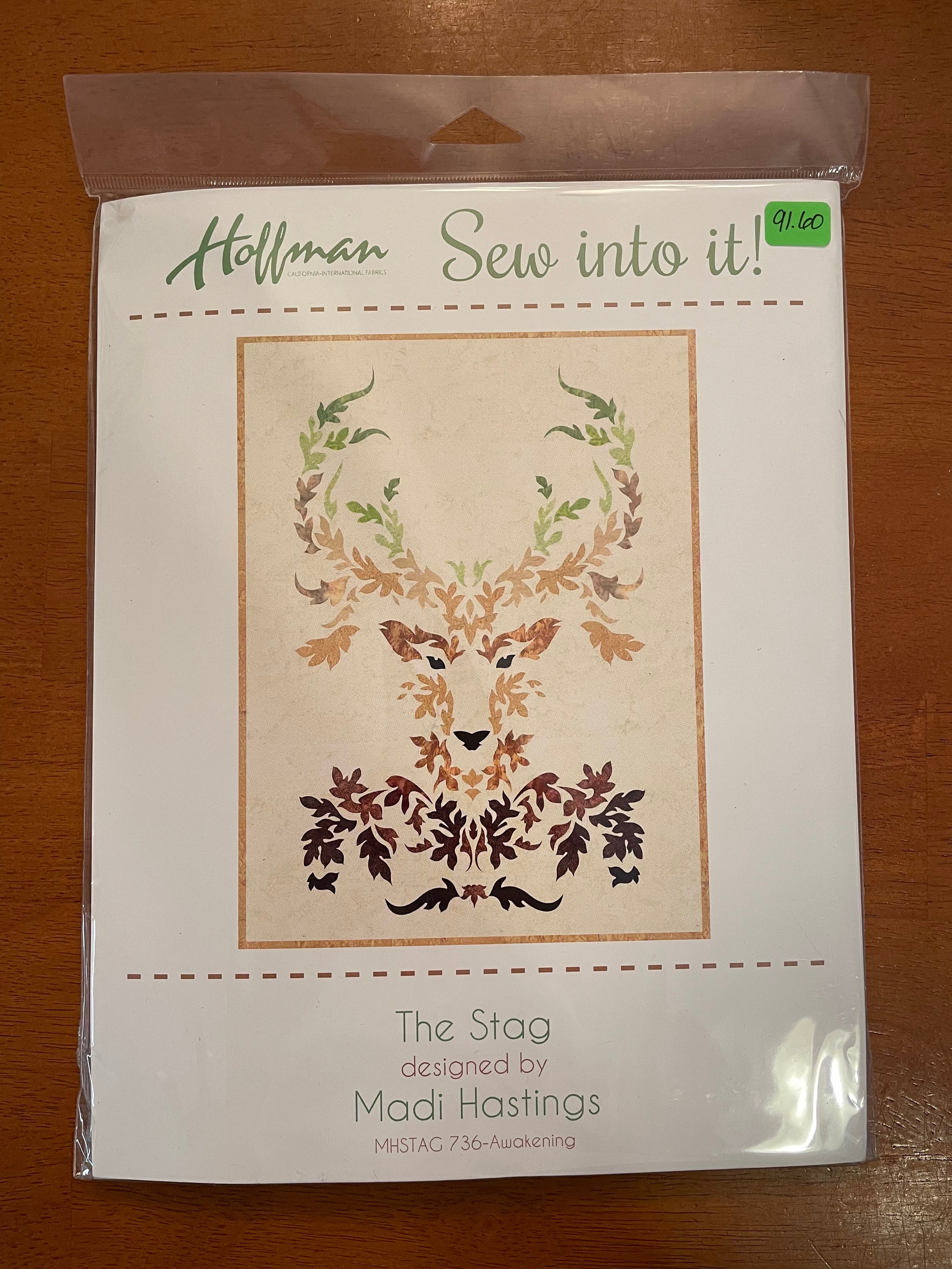 The Stag -Laser Cut Kit | Sunday Best Quiltworks