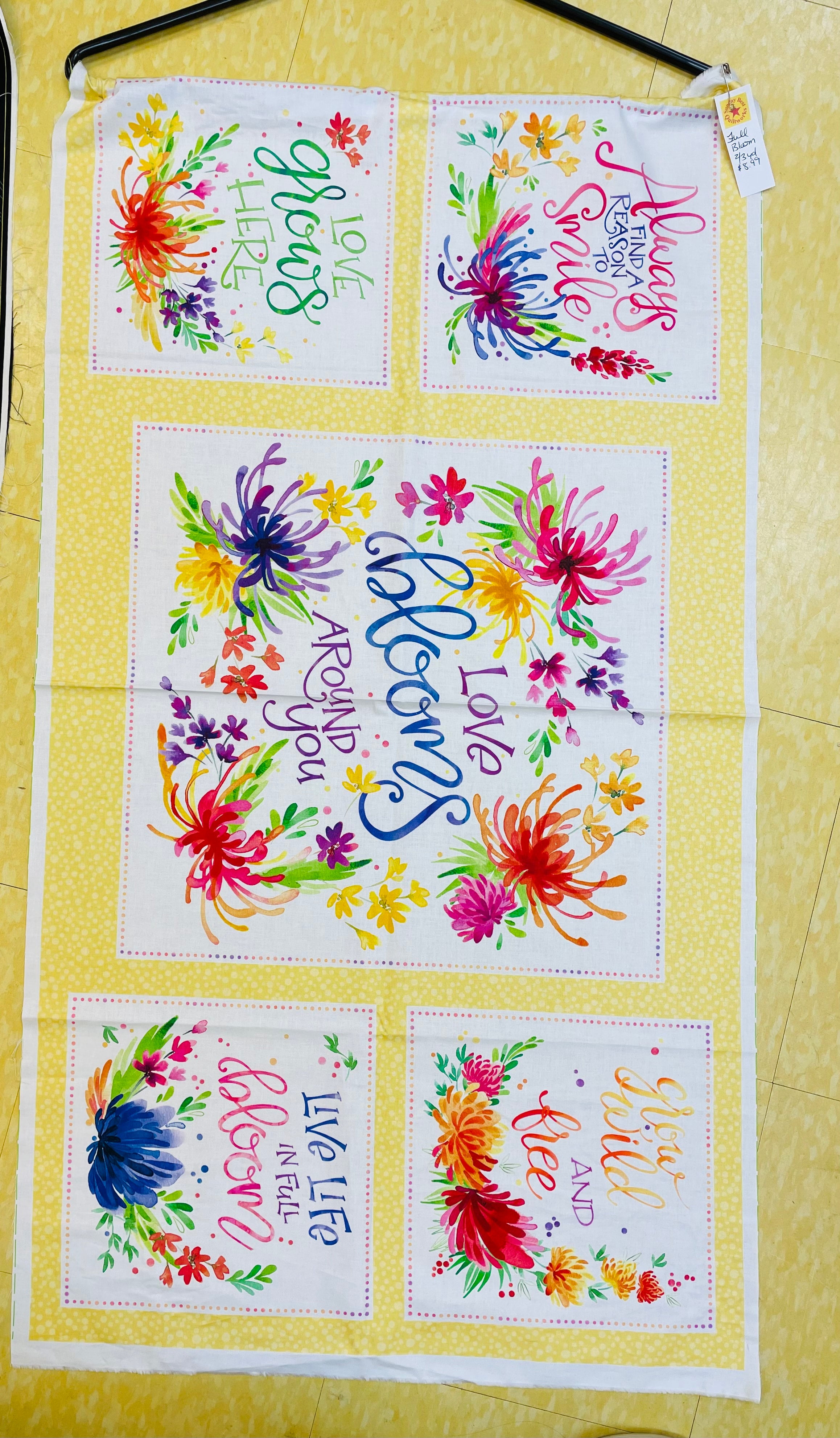 Full Bloom Panel | Sunday Best Quiltworks