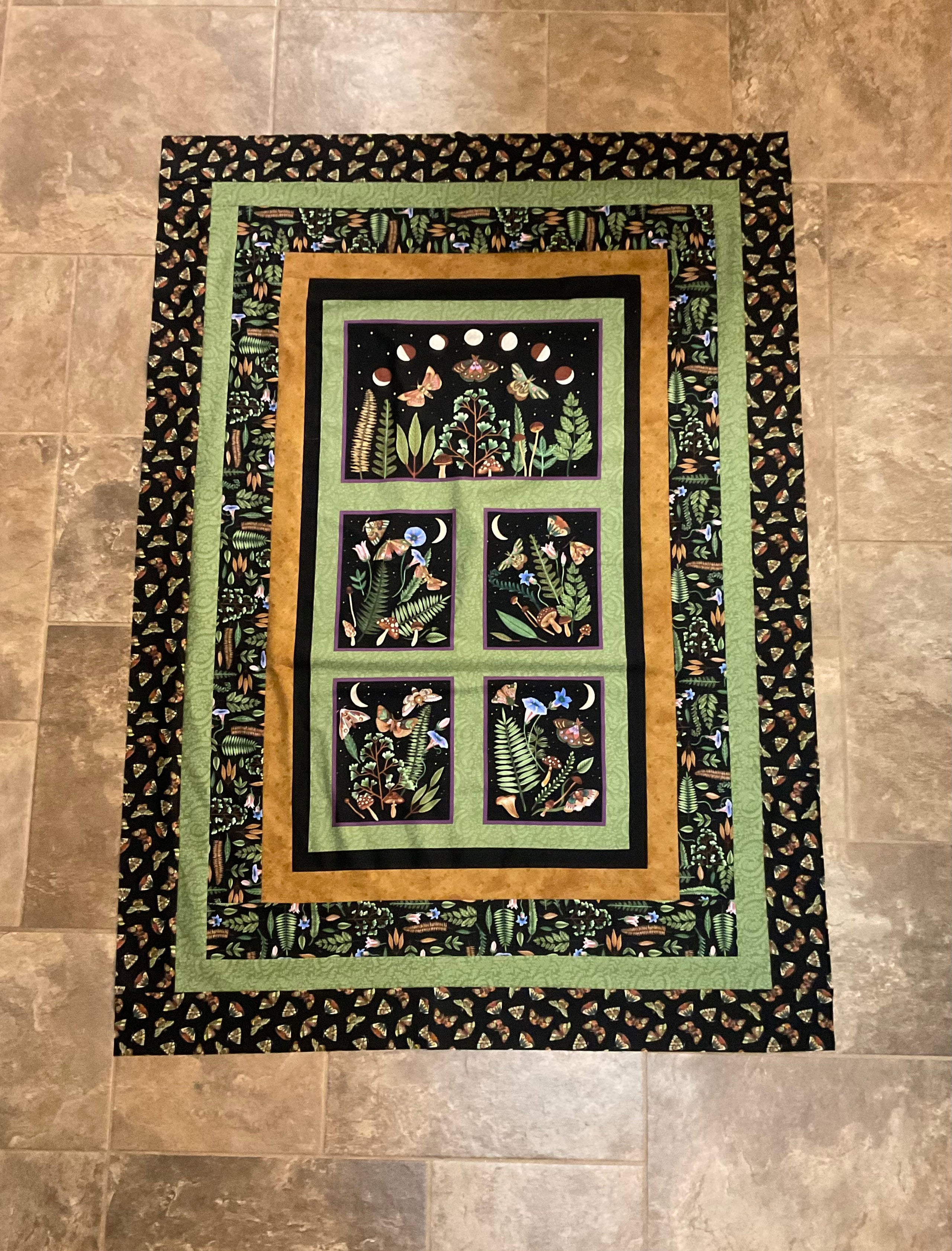Dark Forest Panel Quilt Kit 45”x63” | Sunday Best Quiltworks